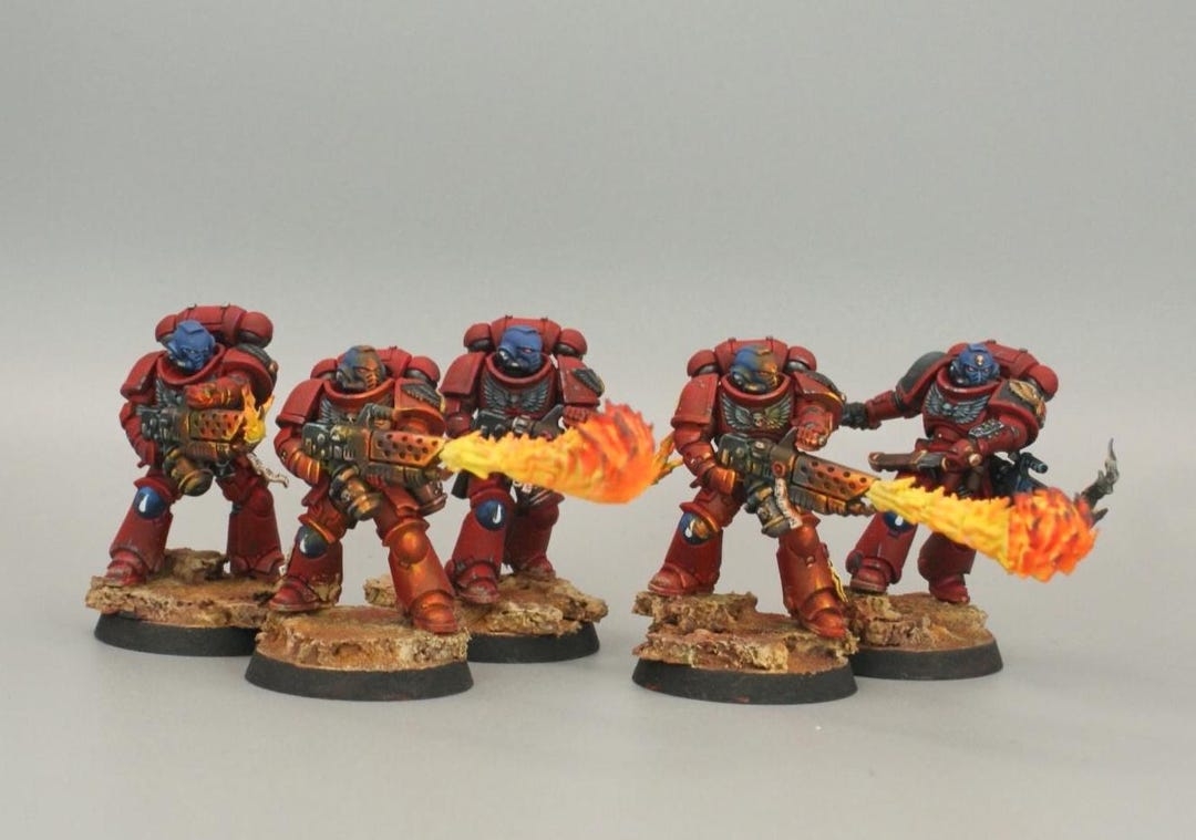 Blood Angel Infernus Custom | Hand-painted - Etsy