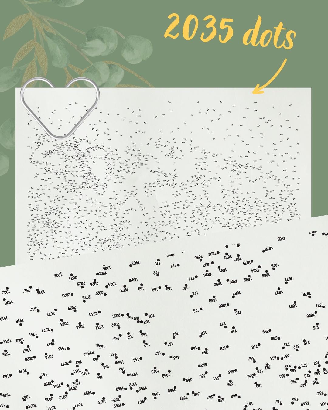 2035 Dots | Keep Calm and Connect Dots! | #0018 - Etsy