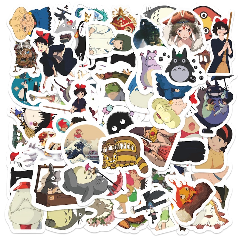 Studio Ghibli MacBook Stickers - Etsy Australia