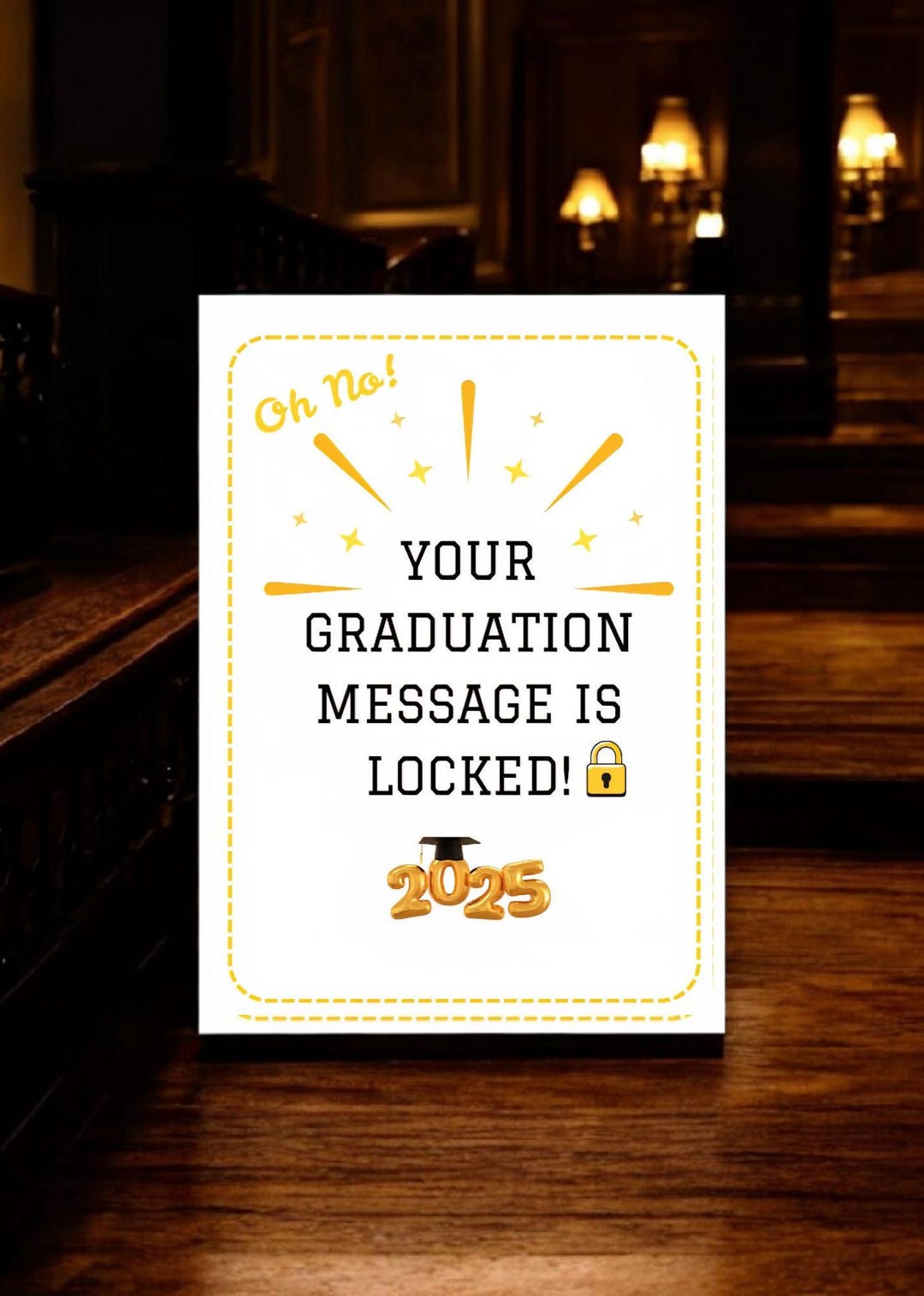 Personalized Graduation Escape Room Card: Fun Adventure Game (digital ...