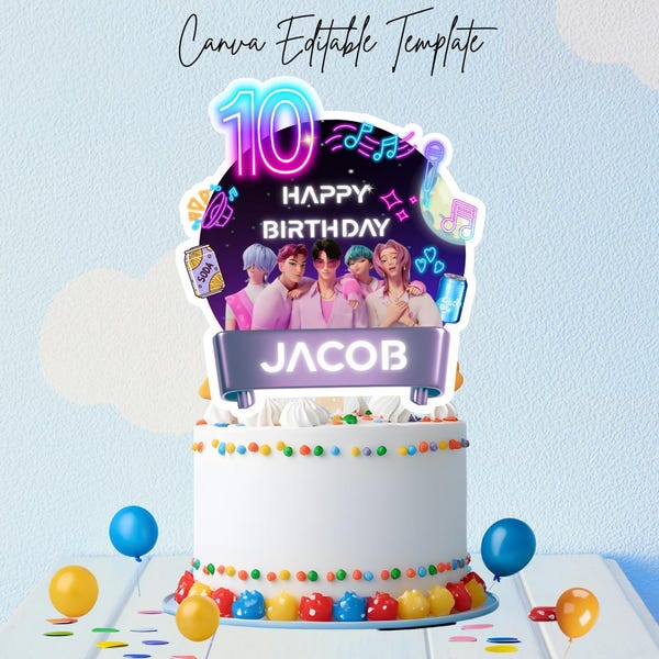 Saja Boys Cake - Etsy