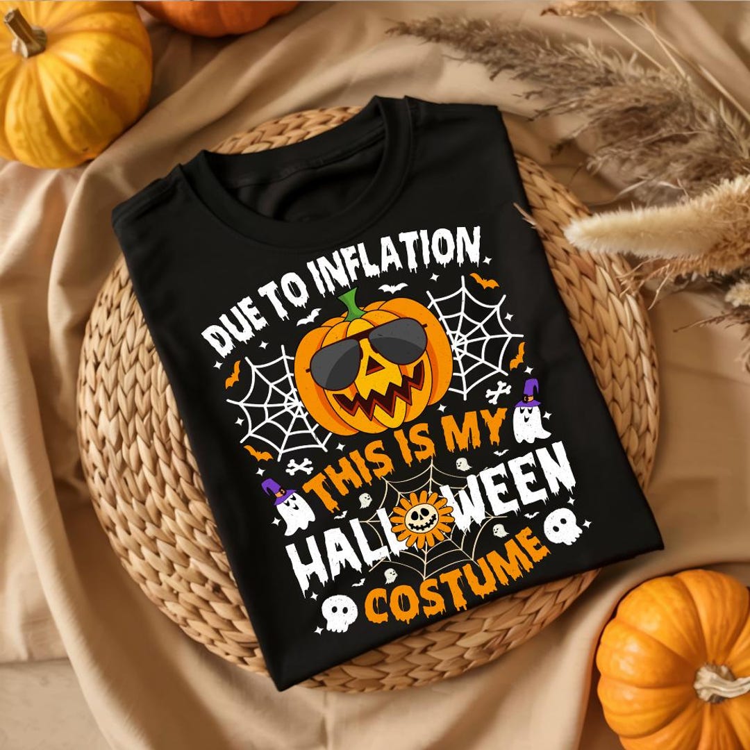Funny Inflation Halloween Costume PNG: Cheap, Minimalist Design ...