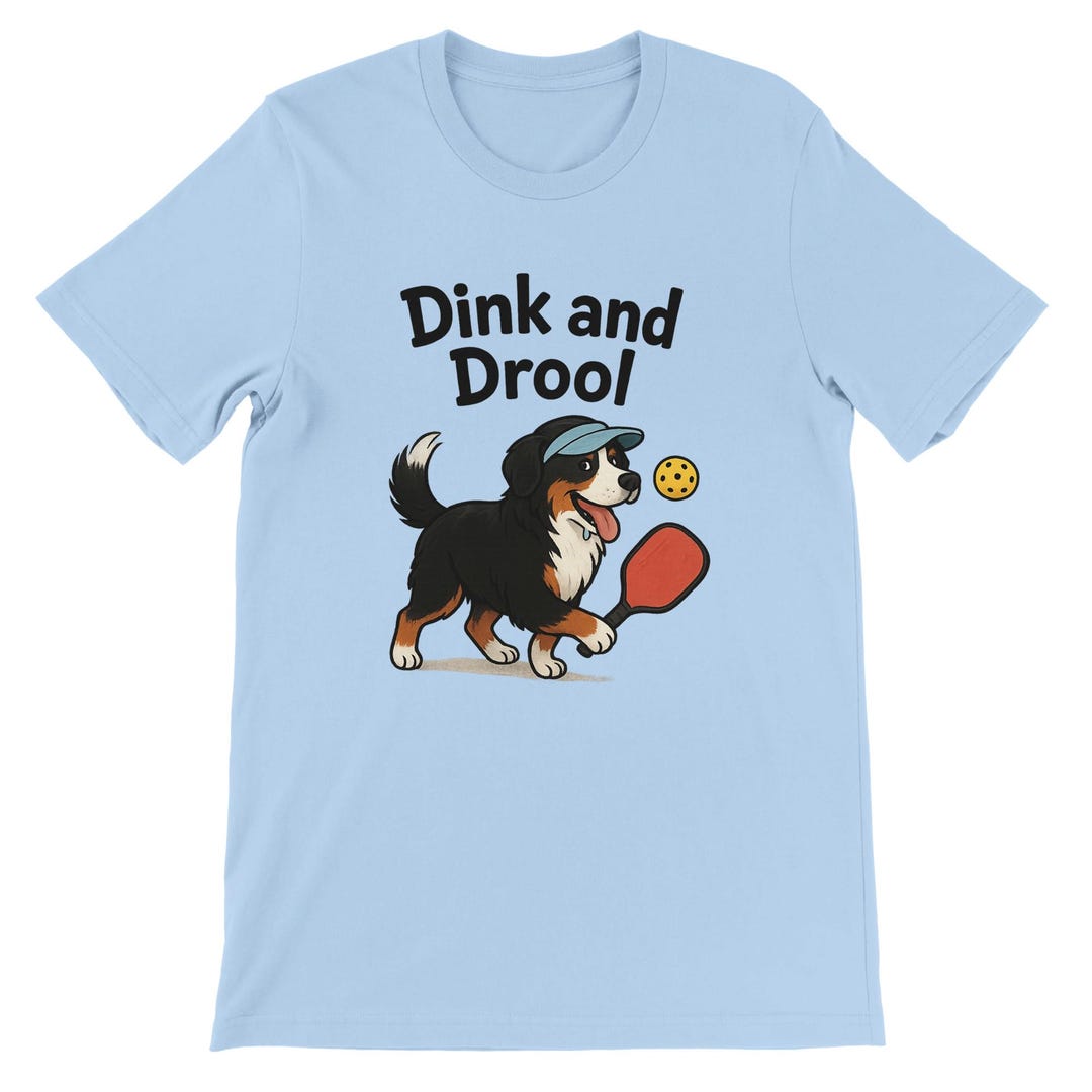 Dink and Drool - Bernese Mountain Dog Pickleball Shirt - Etsy Canada