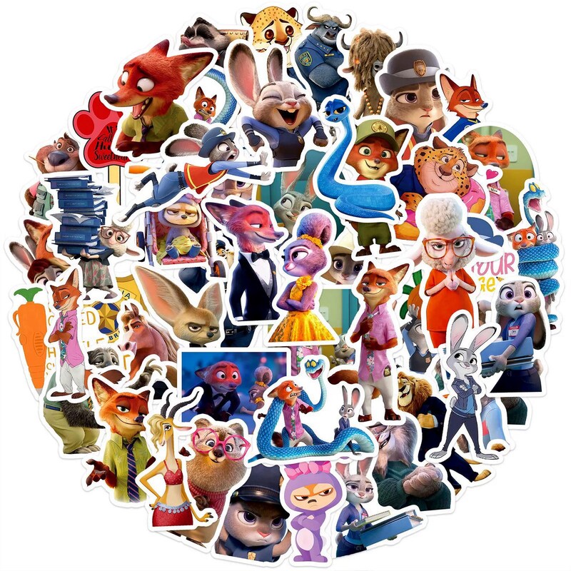 Zootopia Stickers - Etsy