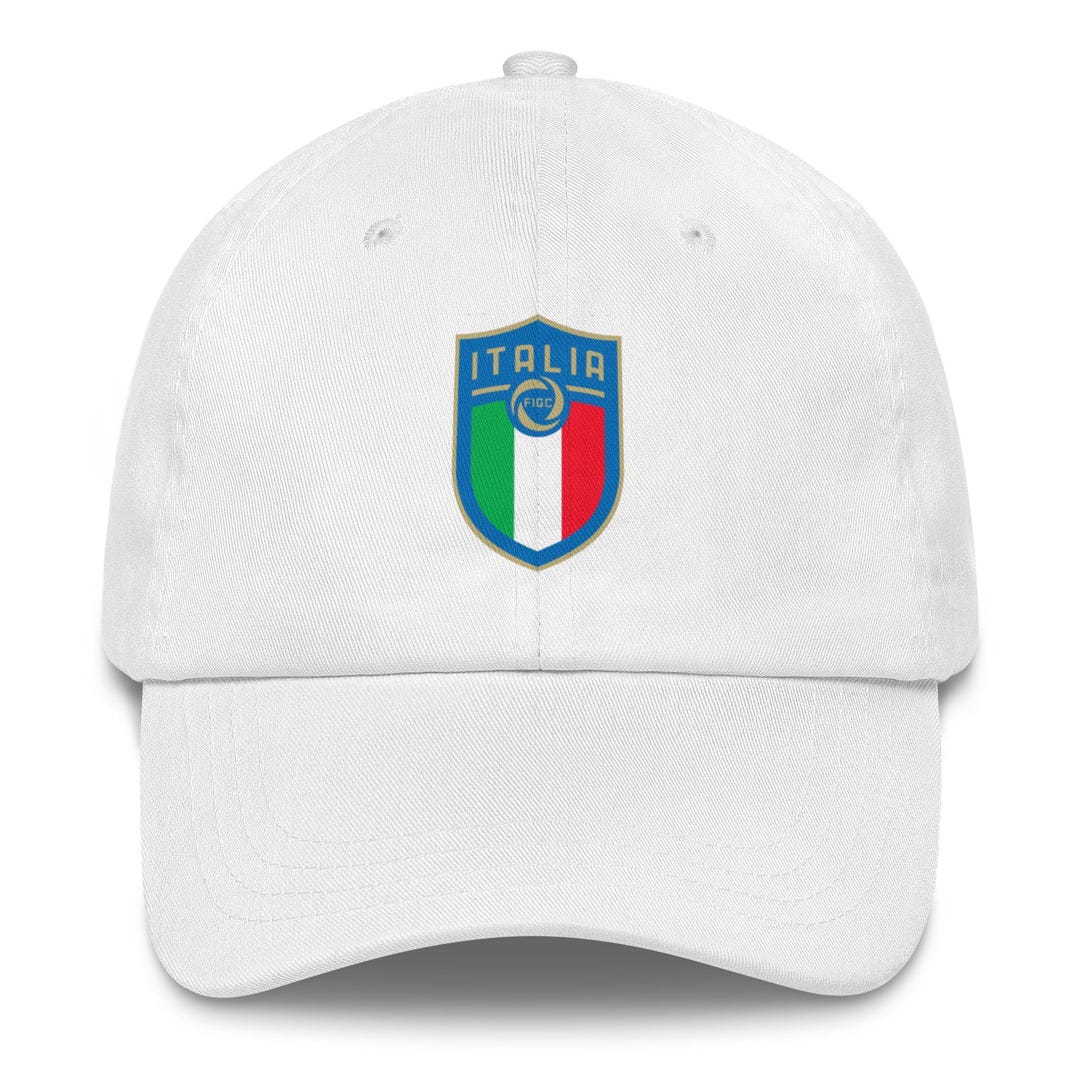 Italy Soccer Hat – Adjustable Football Cap – Italy National Team Gift ...