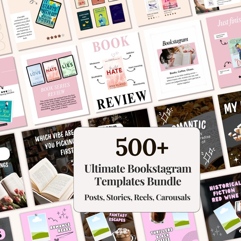 Book Club Kit Template - Etsy
