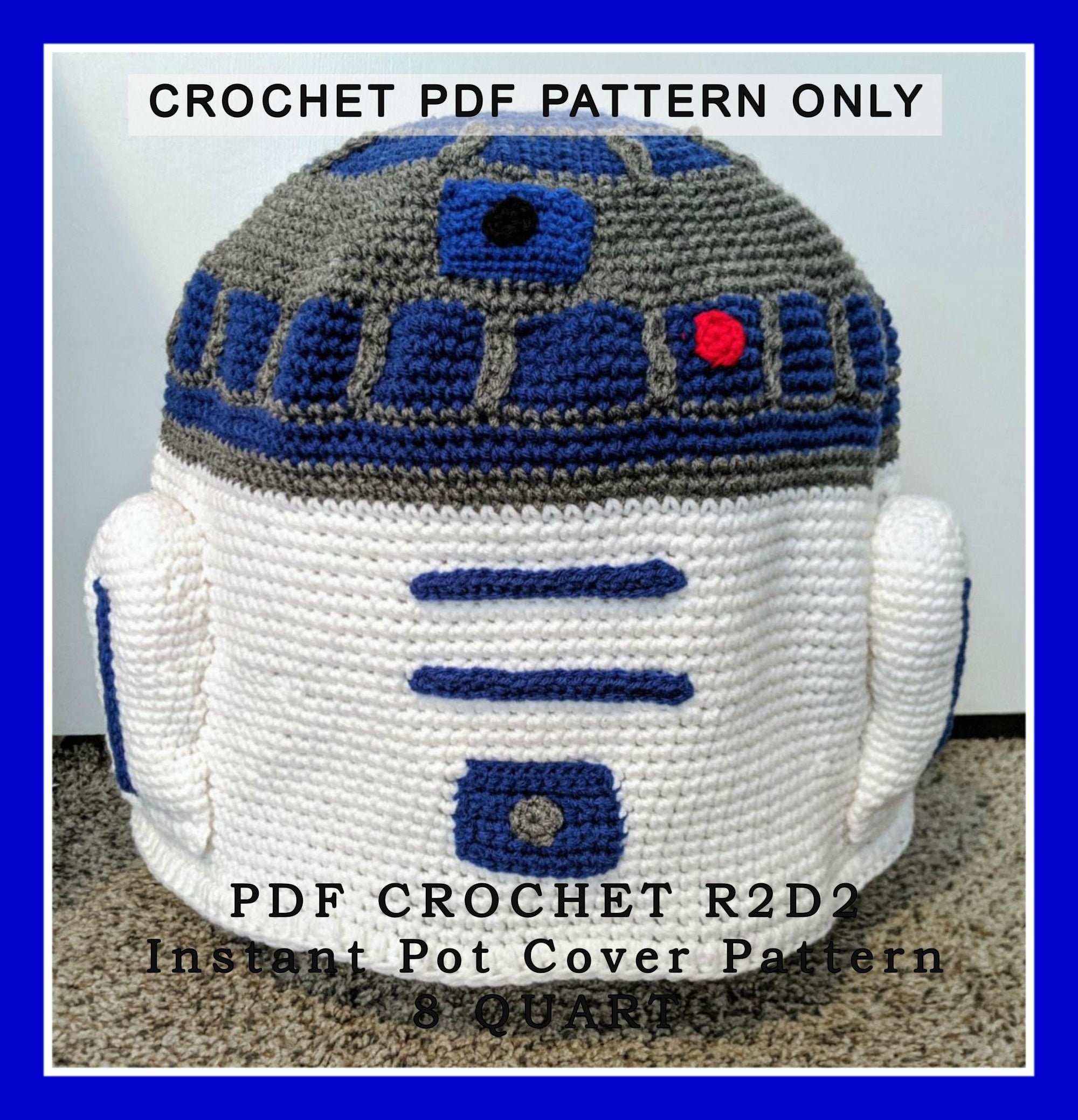 R2d2 Crochet Pattern Mini R2D2 And C3PO Crochet Pattern By Ahooka