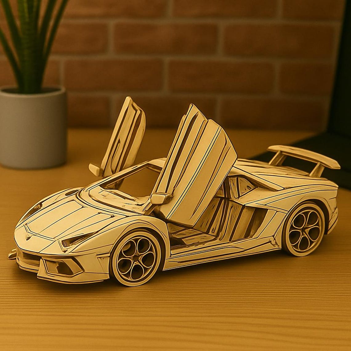 Lamborghini 3D Puzzle - Laser Cut Car Model Plans (digital File) - Etsy