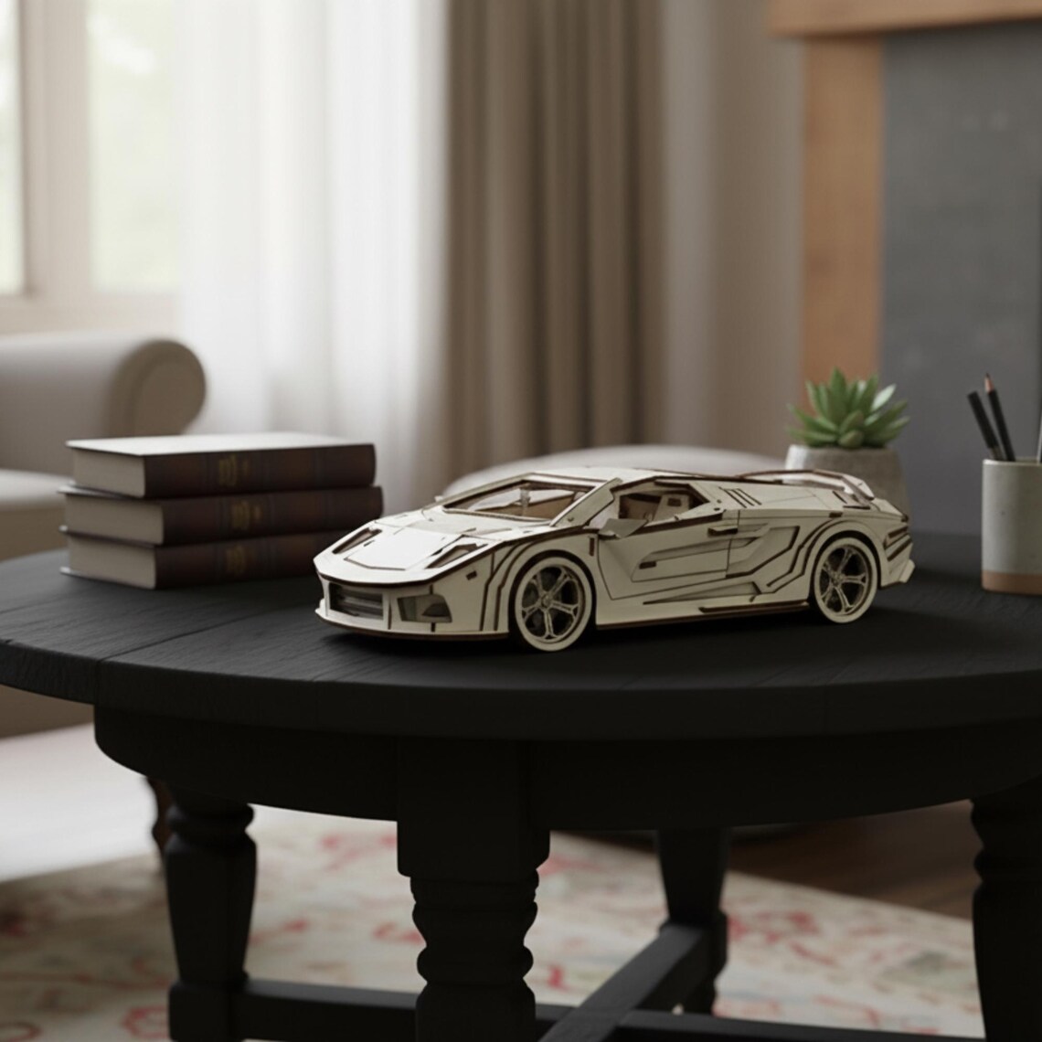 Lamborghini 3D Puzzle - Laser Cut Car Model Plans (digital File) - Etsy