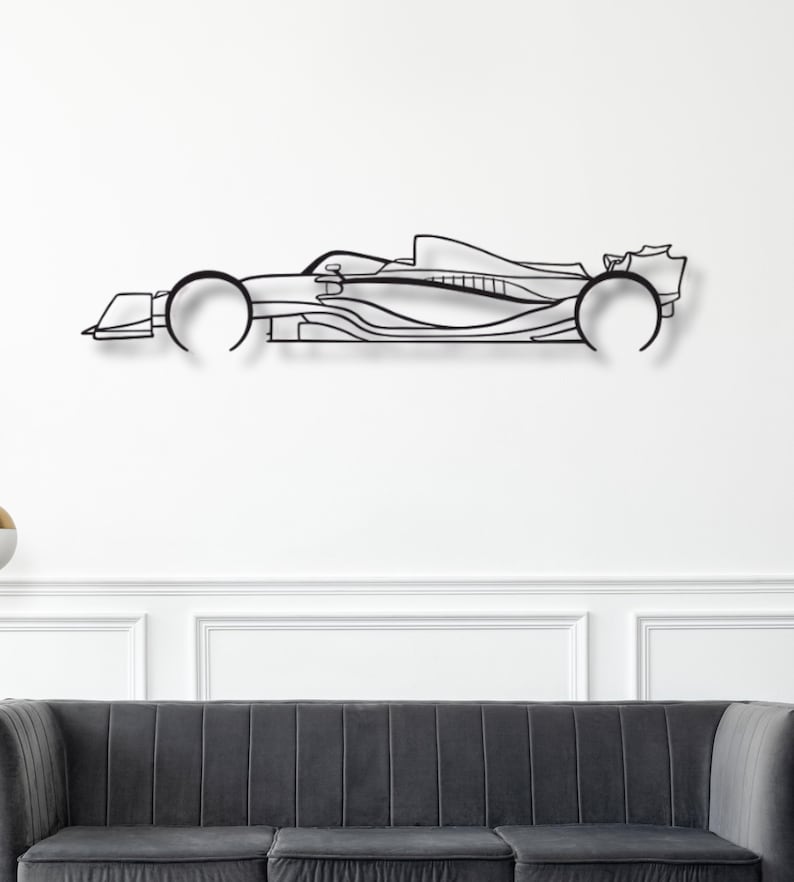 Formula 1 Car Silhouettes DXF DWG Files for CNC and Laser Cutting ...