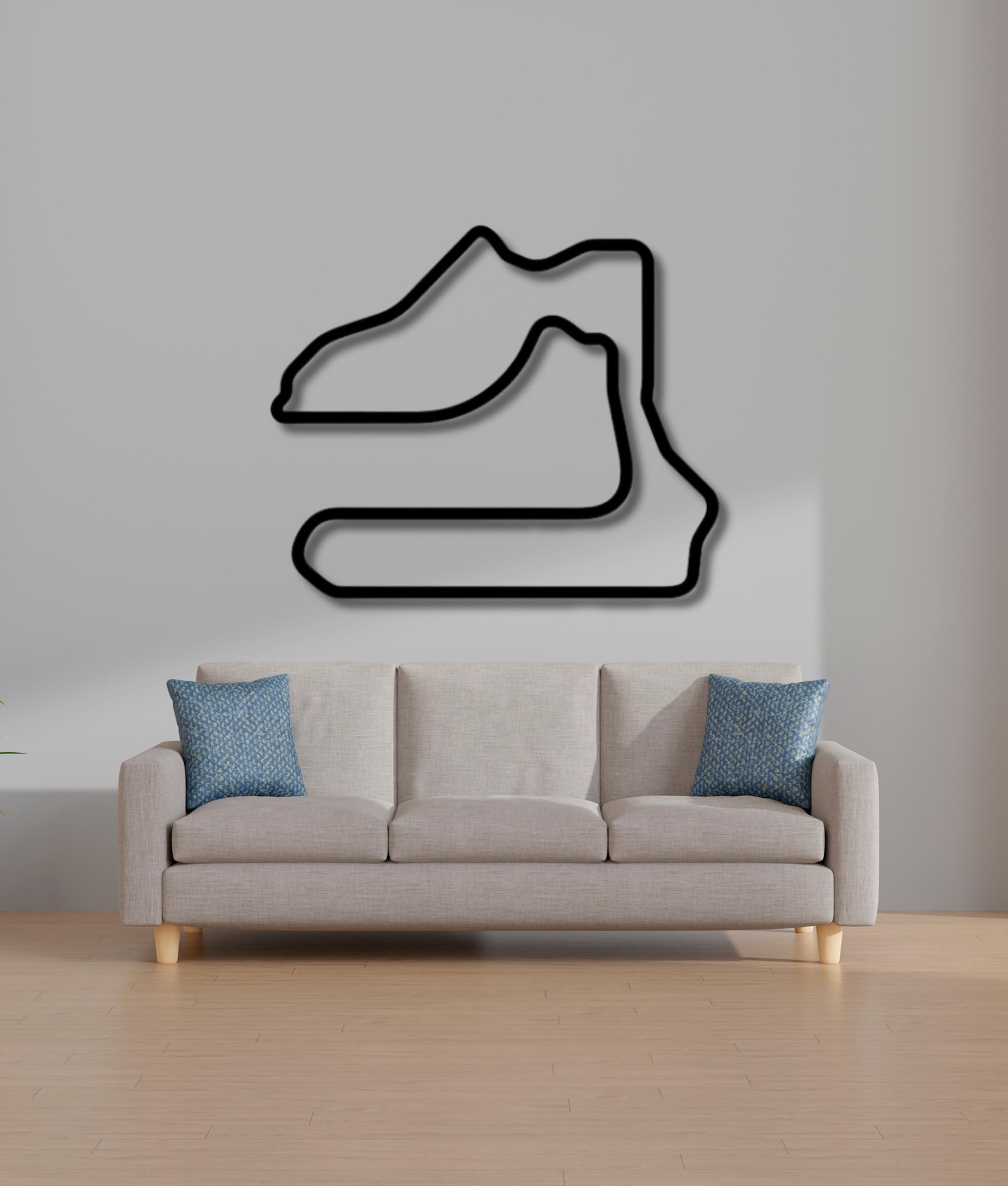 Racetrack Silhouettes: Laser Cut CNC Designs (DXF & DWG Digital ...