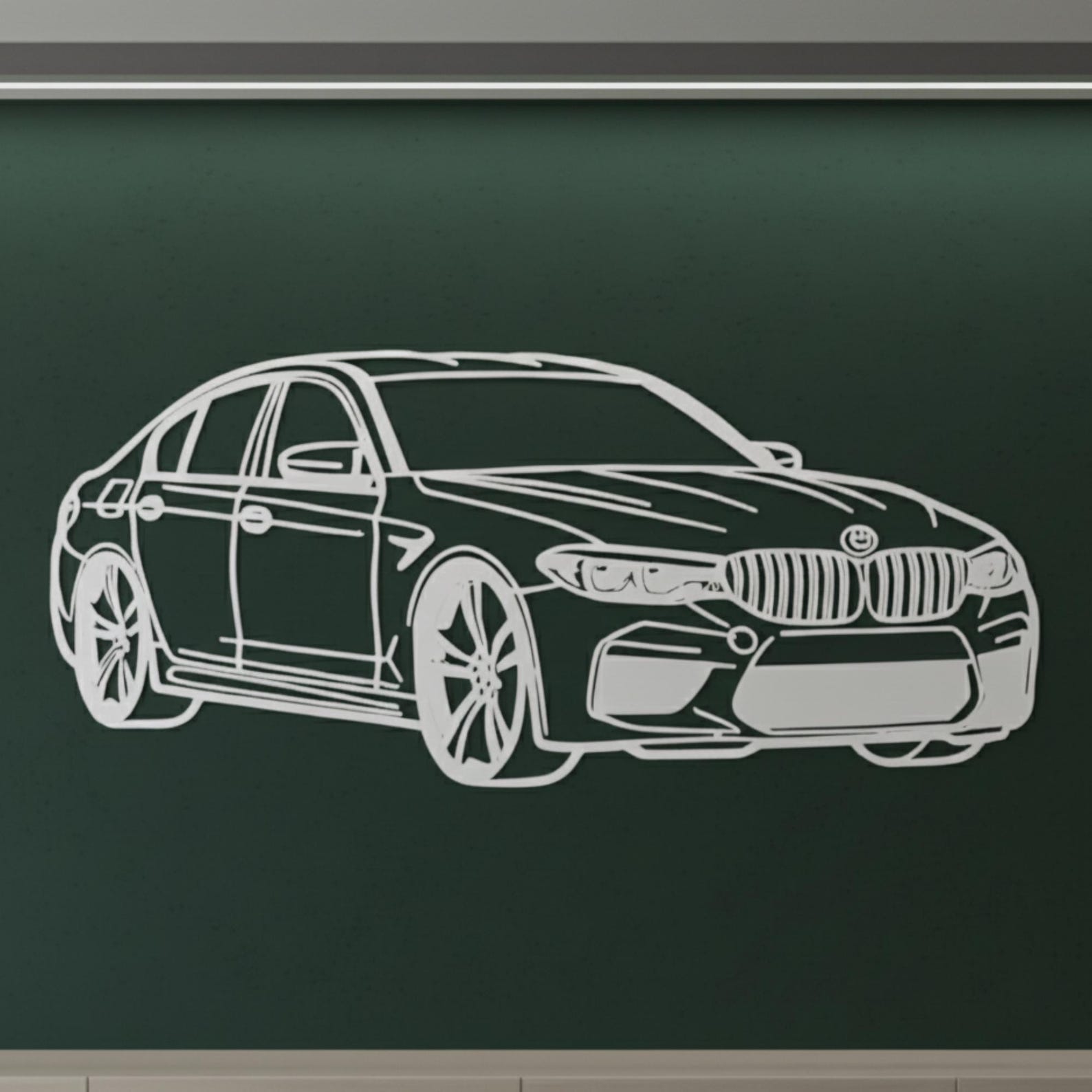 BMW M5 Silhouette | Laser Cut File | Dxf Dwg Svg - Etsy
