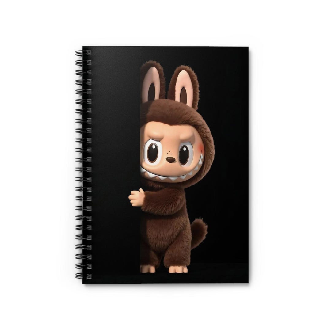 Labubu Bunny Spiral Notebook: Kawaii Cartoon Journal - Etsy