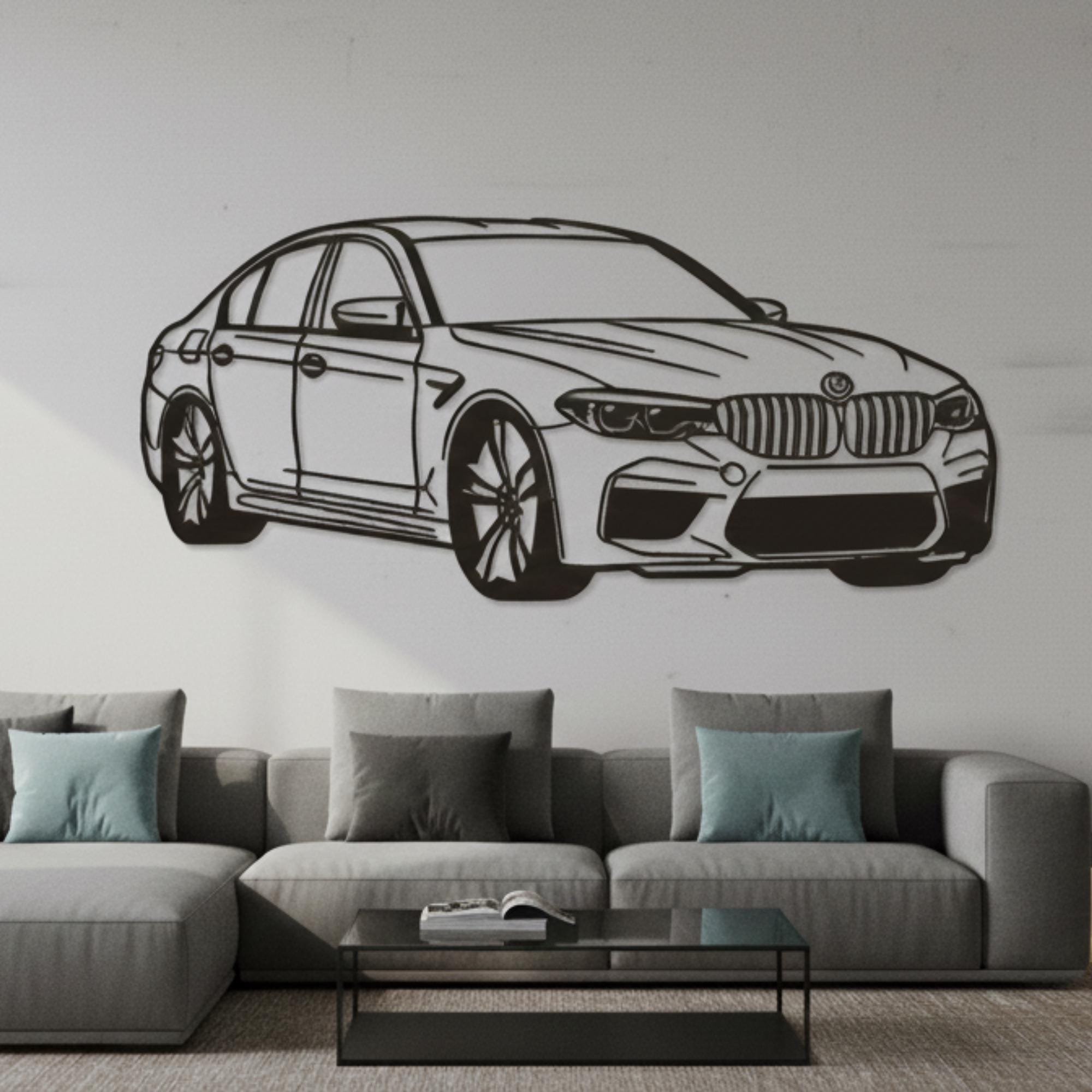 BMW M5 Silhouette | Laser Cut File | Dxf Dwg Svg - Etsy