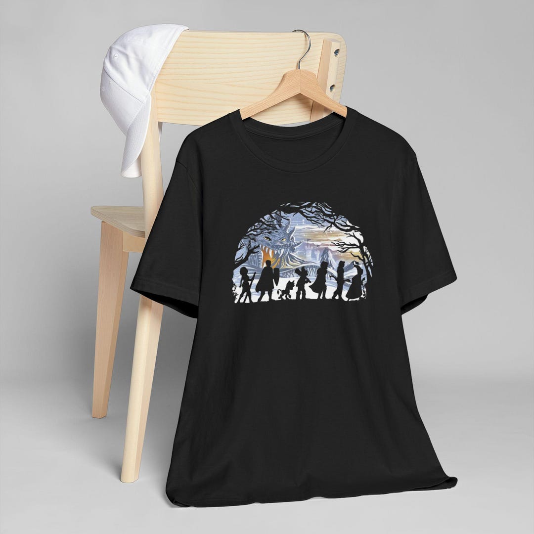 Dungeons & Dragons Cartoon Inspired Silhouette T-shirt | DND Cartoon ...