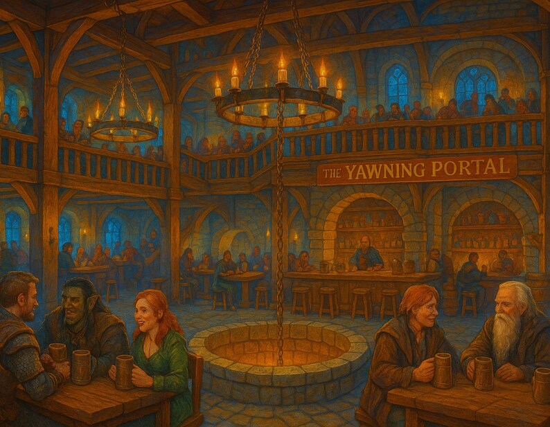 Taverns & Inns of the Forgotten Realms Wall Calendar 2026 | Fantasy DND ...
