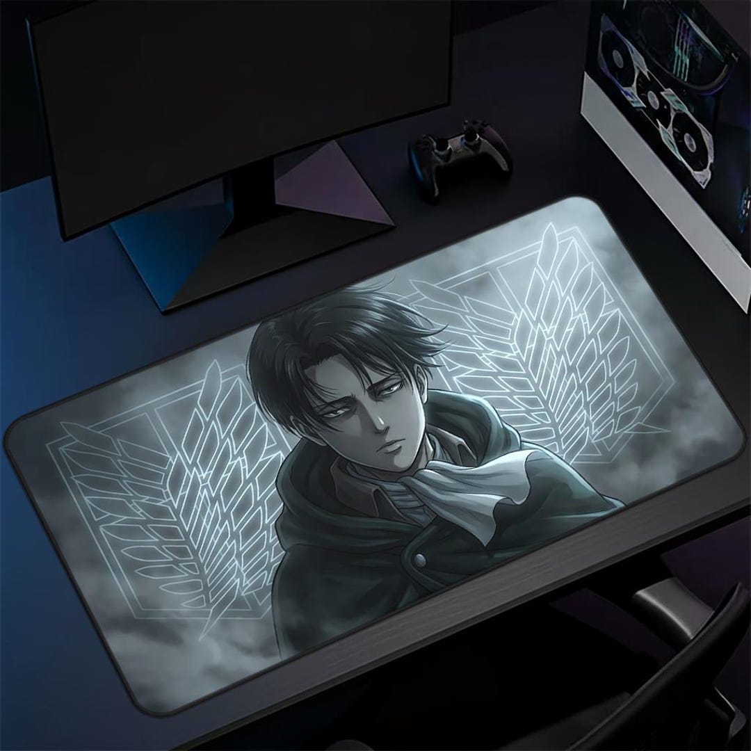 Scout Regiment Emblem Character Desk Mat, Anime Inspired Gaming ...