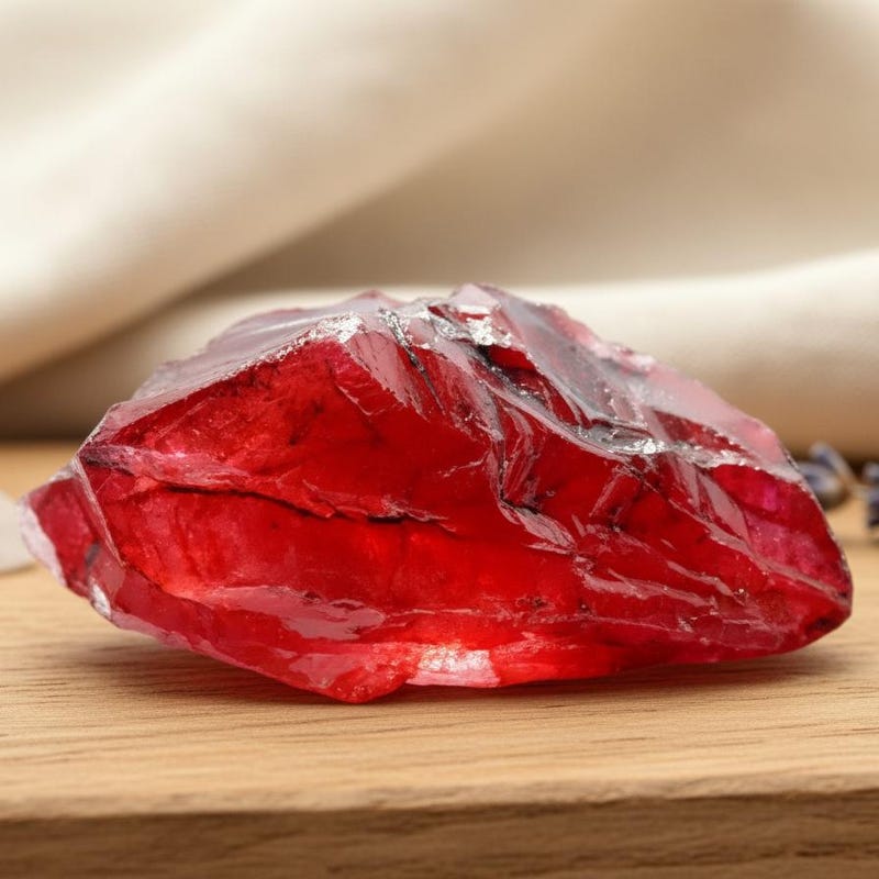Ruby Ring Uncut - Etsy