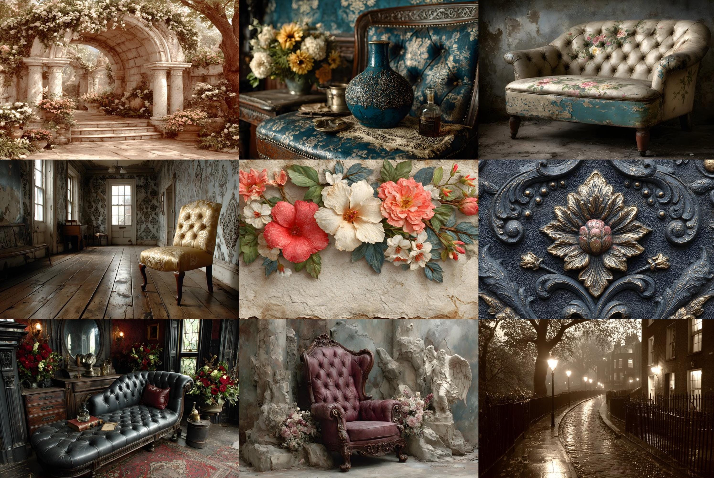 800 Victorian Backdrops for Photo Studio, Gothic Mansion, Dark Academia ...