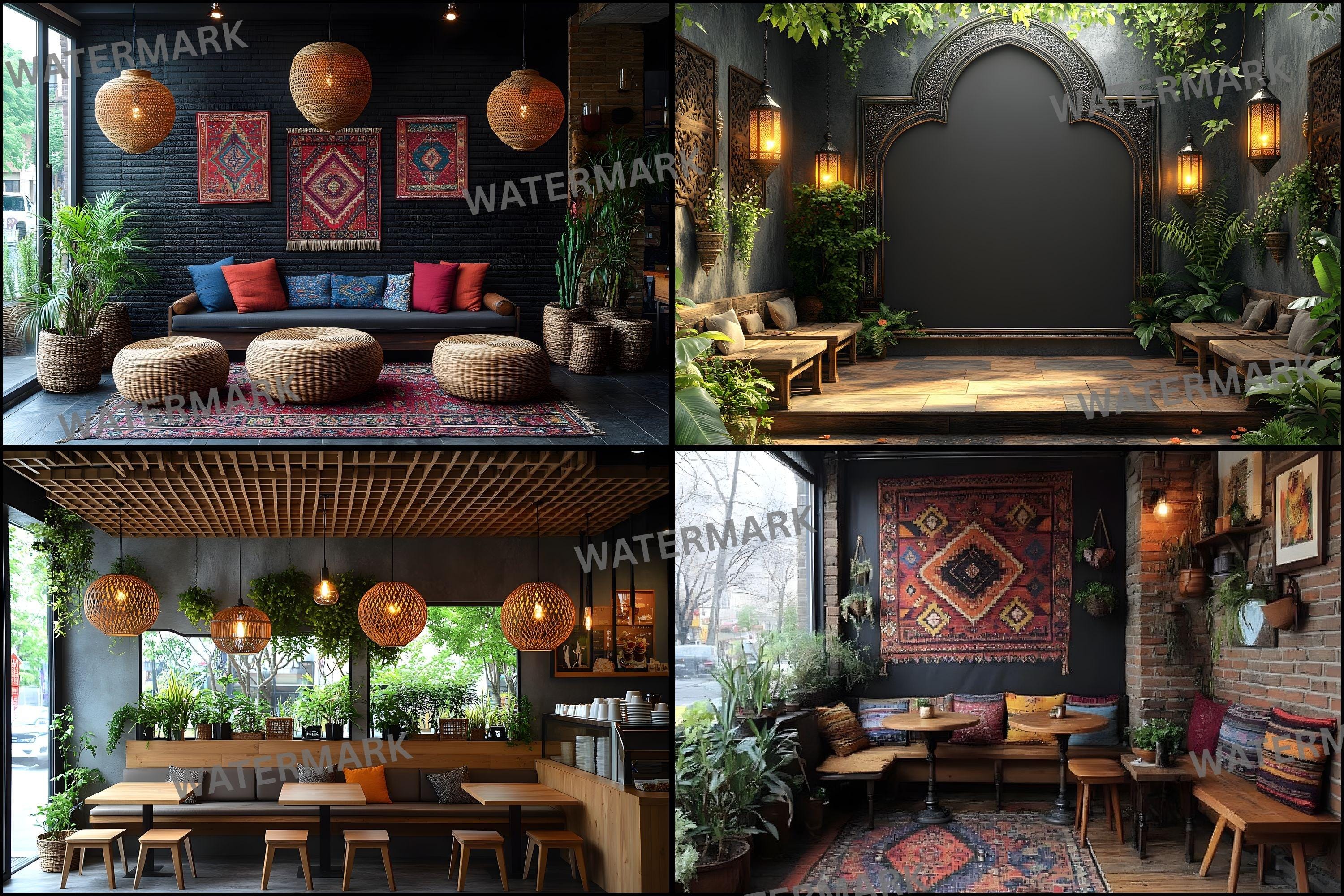 Arabian Nights Digital Backdrop: Middle Eastern Cafe Photo Booth (24 ...