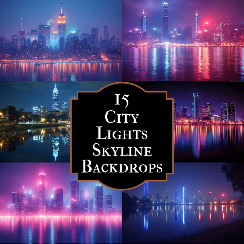 Skyline Backdrop - Etsy