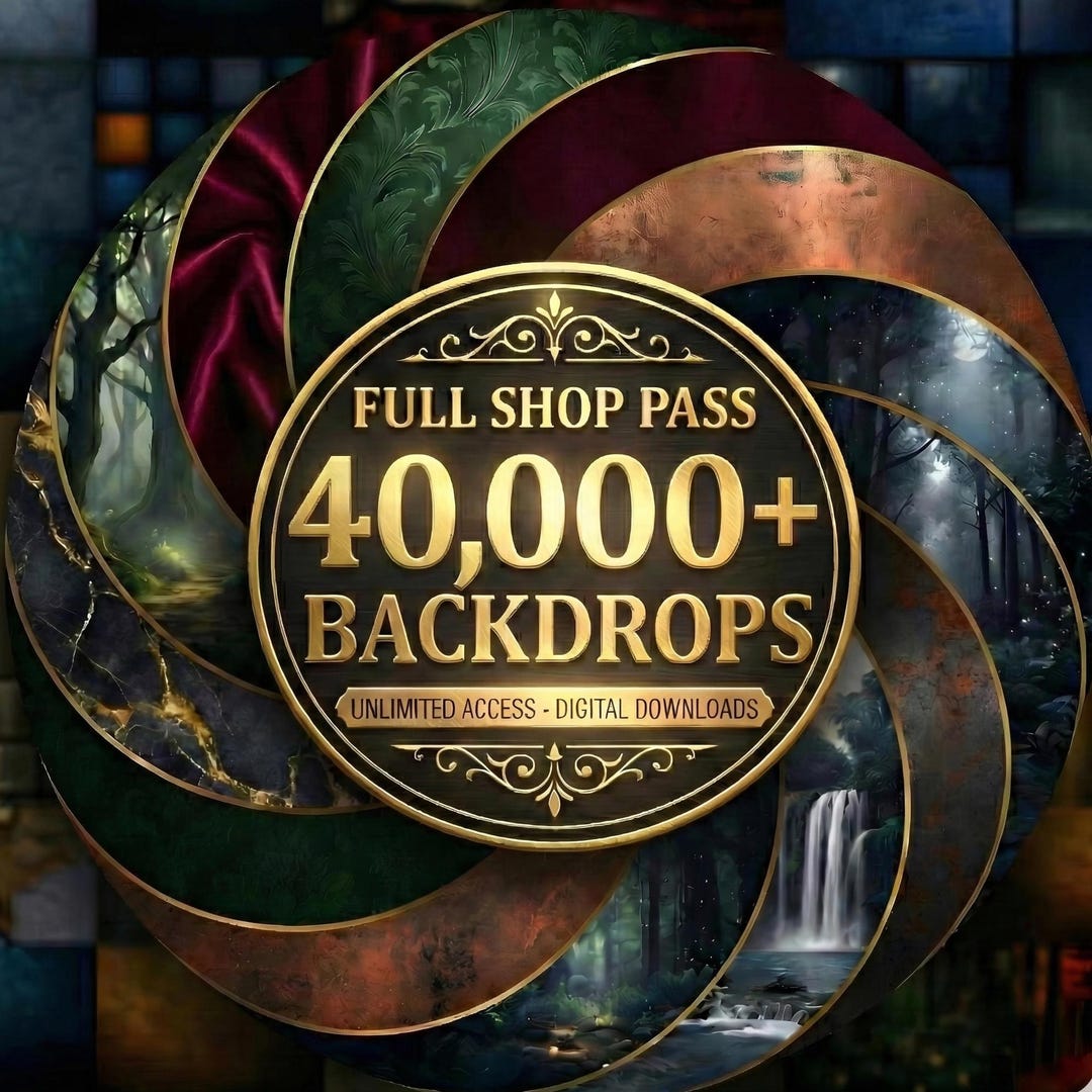 Full Shop Pass - 40,000 Digital Backdrops - Entire Store Bundle ...