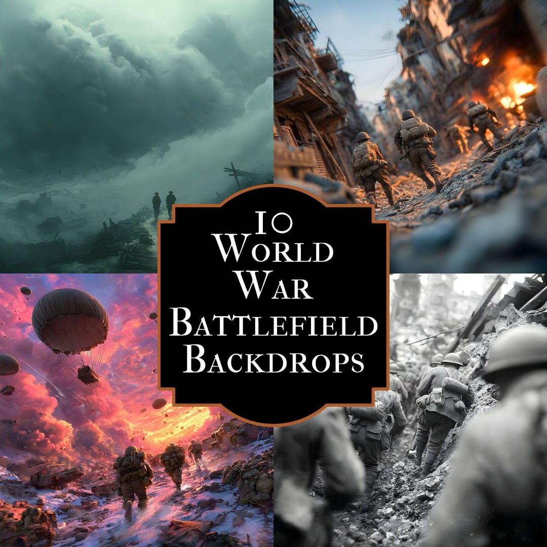 World War Battlefield Digital Backdrop, Grunge Photography Background ...