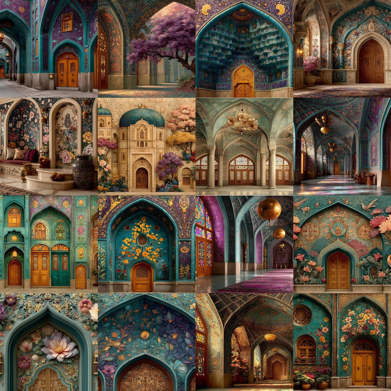 Persian Architecture Digital Backdrop, Professional Photography ...