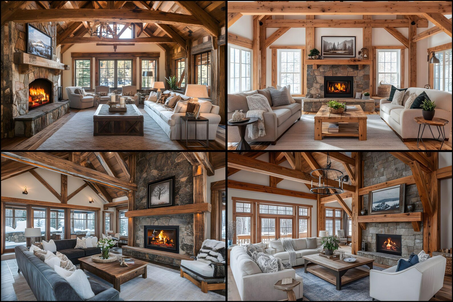 Rustic Cabin Digital Backdrop: Cozy Lodge Fireplace Scene (JPG) - Etsy