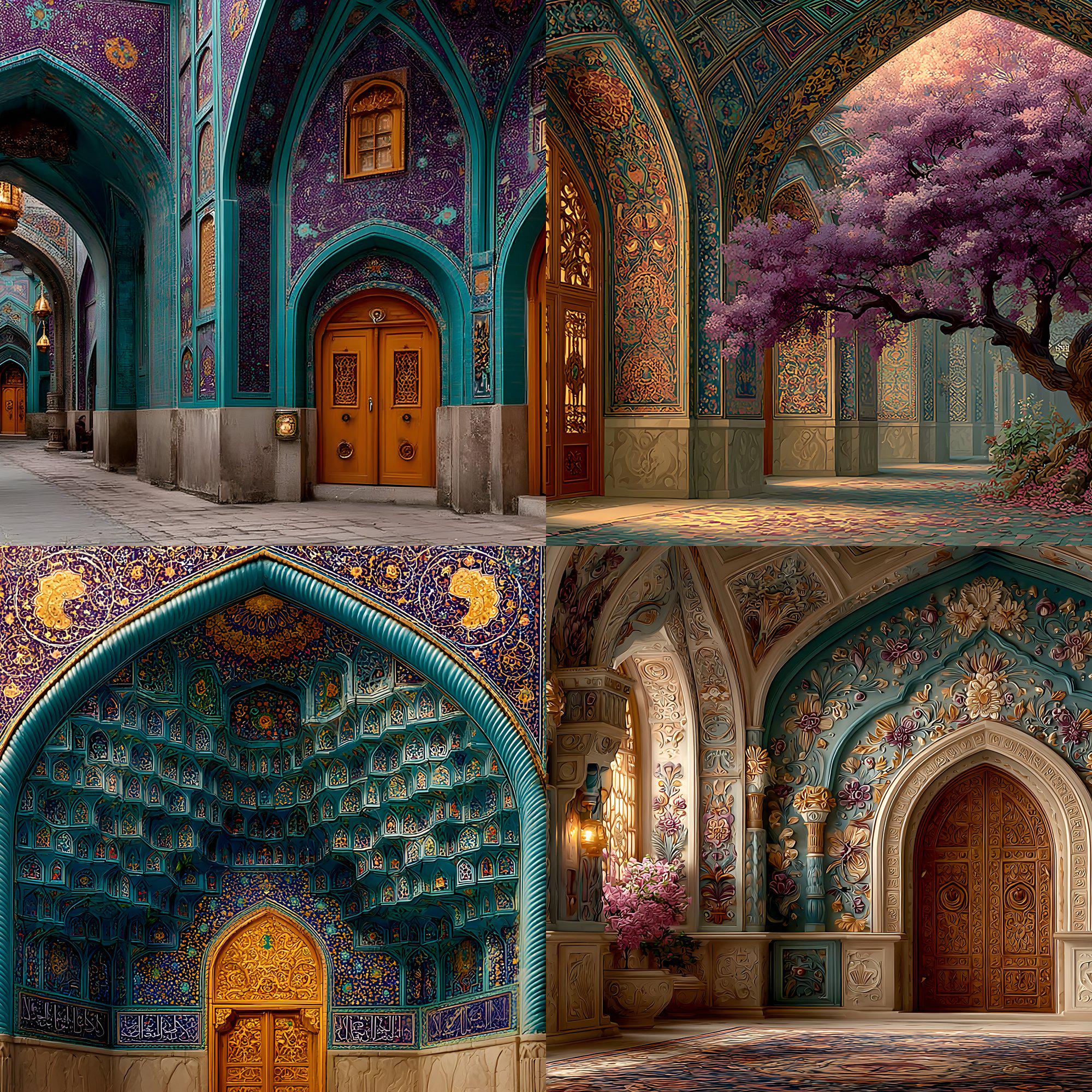 Persian Architecture Digital Backdrop, Professional Photography ...