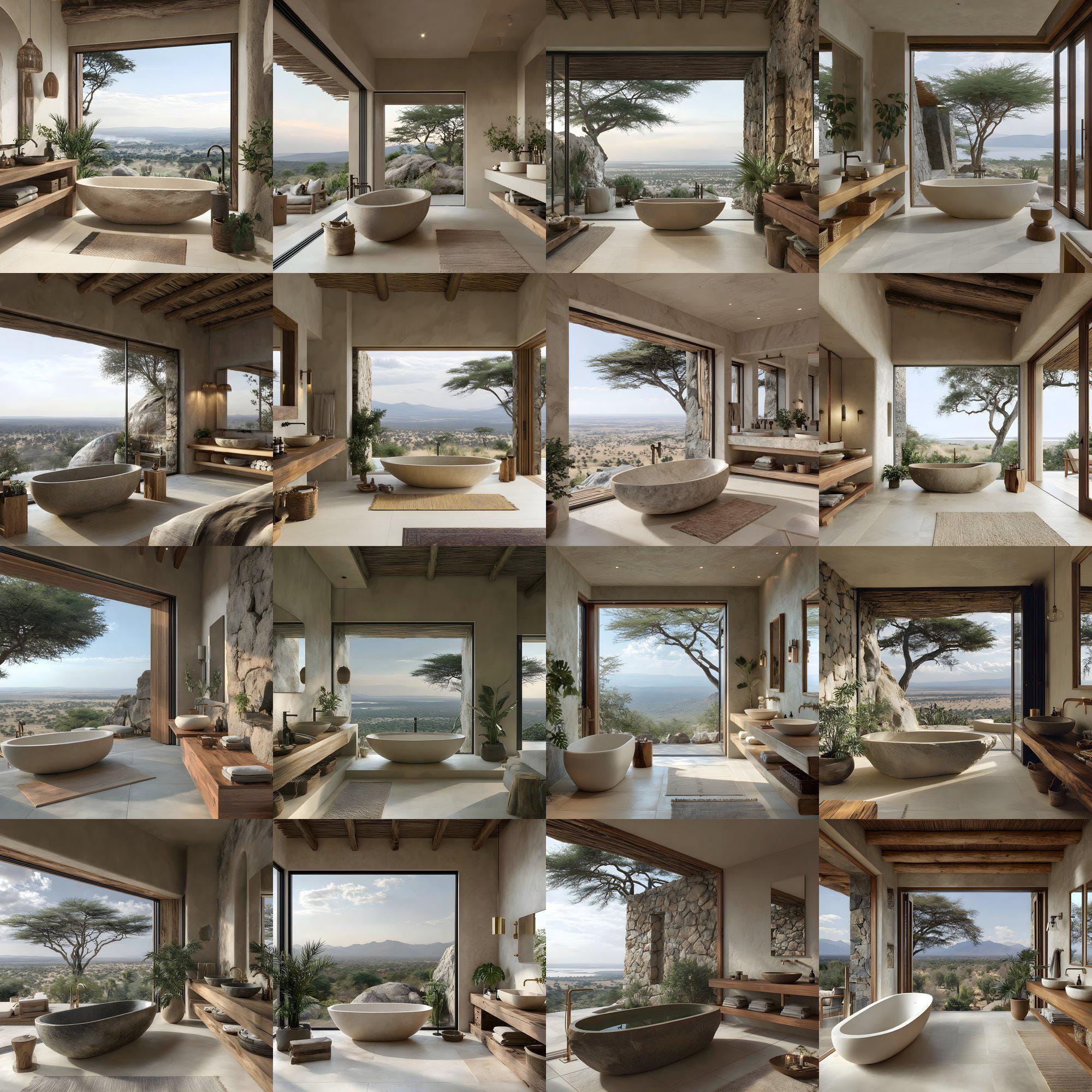 Luxury Bathroom Digital Backdrop, Modern Spa Background, Elegant ...