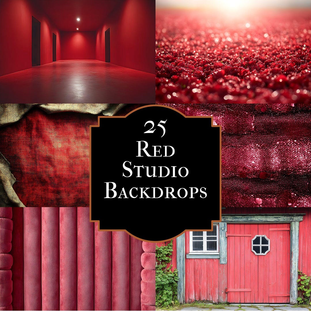 Red Photography Backdrop Studio, Material Texture Digital Background ...