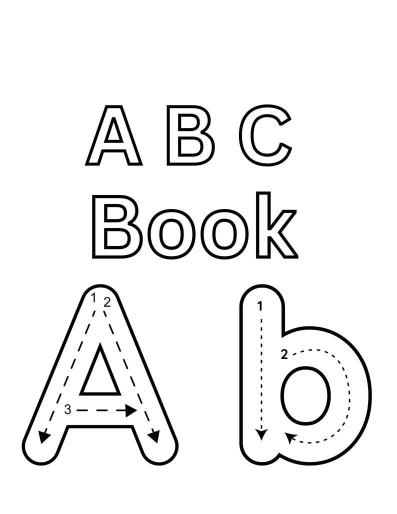 Alphabet Handwriting Practice Book: Trace Letters, A-Z (PDF Download ...