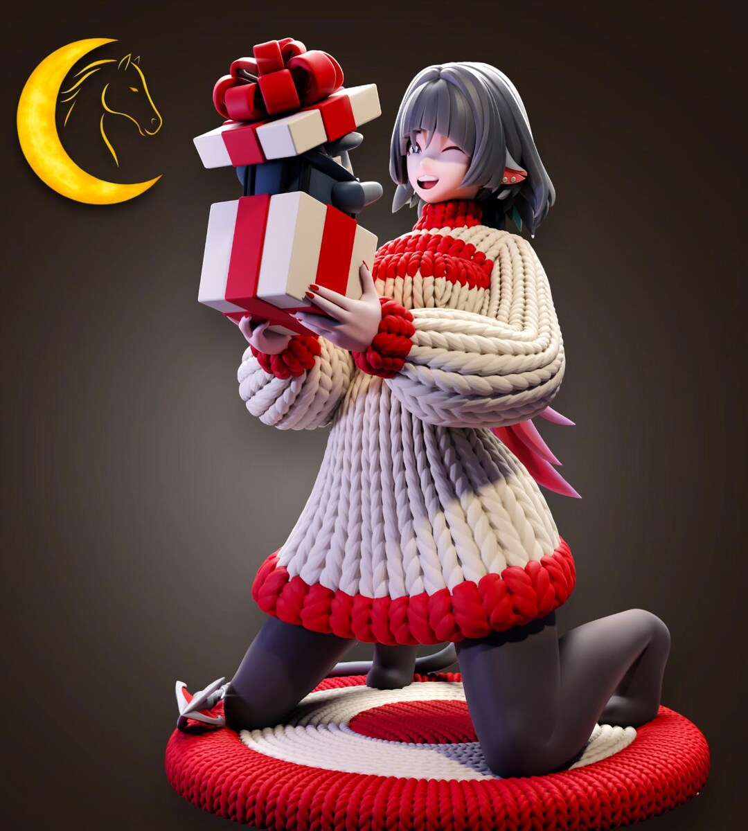 Jene Doa Figure, 3D Painted Figures, Action Figurines, Handmade ...
