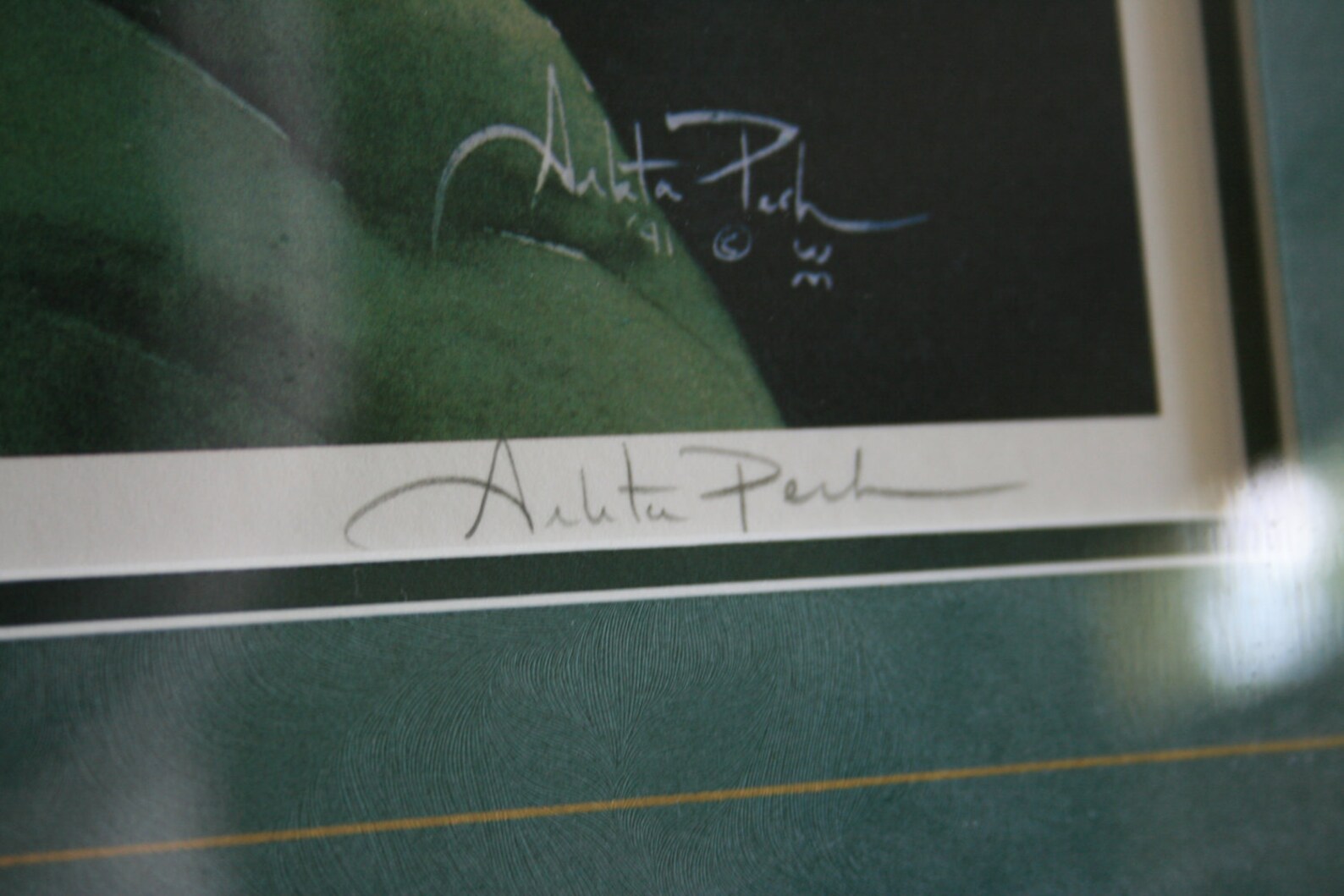 Arleta Pech Print Rhododedrons Offset Litho S/n 550 1991 - Gold Frame ...