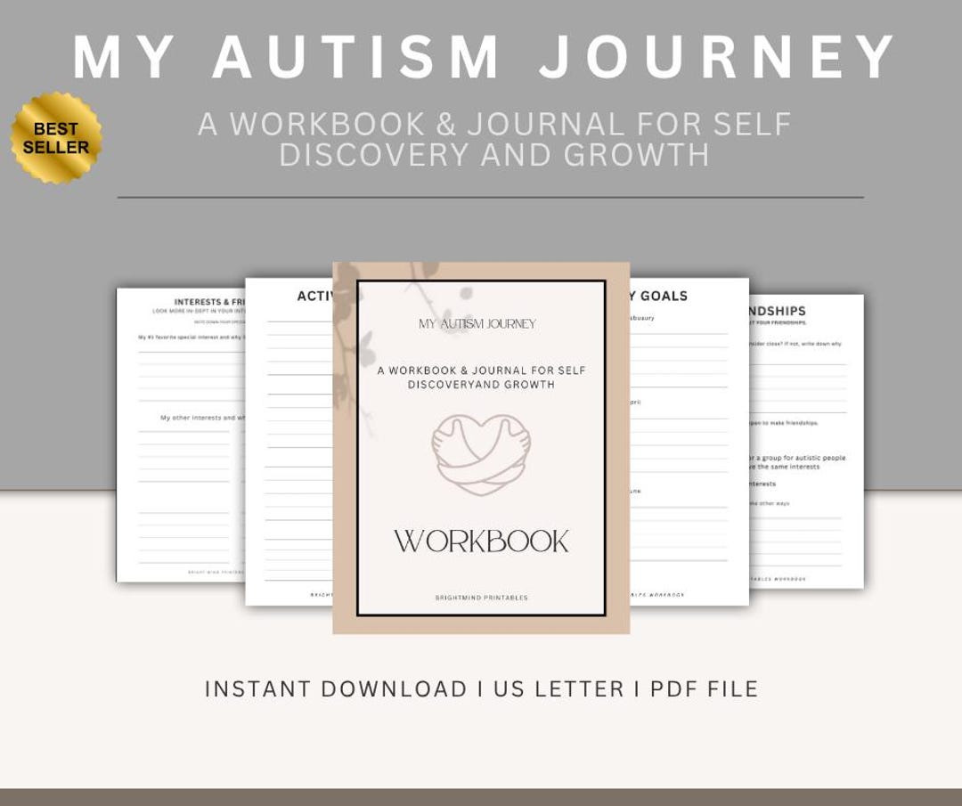 Autism Self-discovery Workbook, Neurodivergent Empowerment, PDF ...