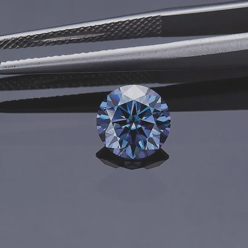 2.00 Ct Lab Created Blue Diamond Beautiful Gemstone Top High Quality ...