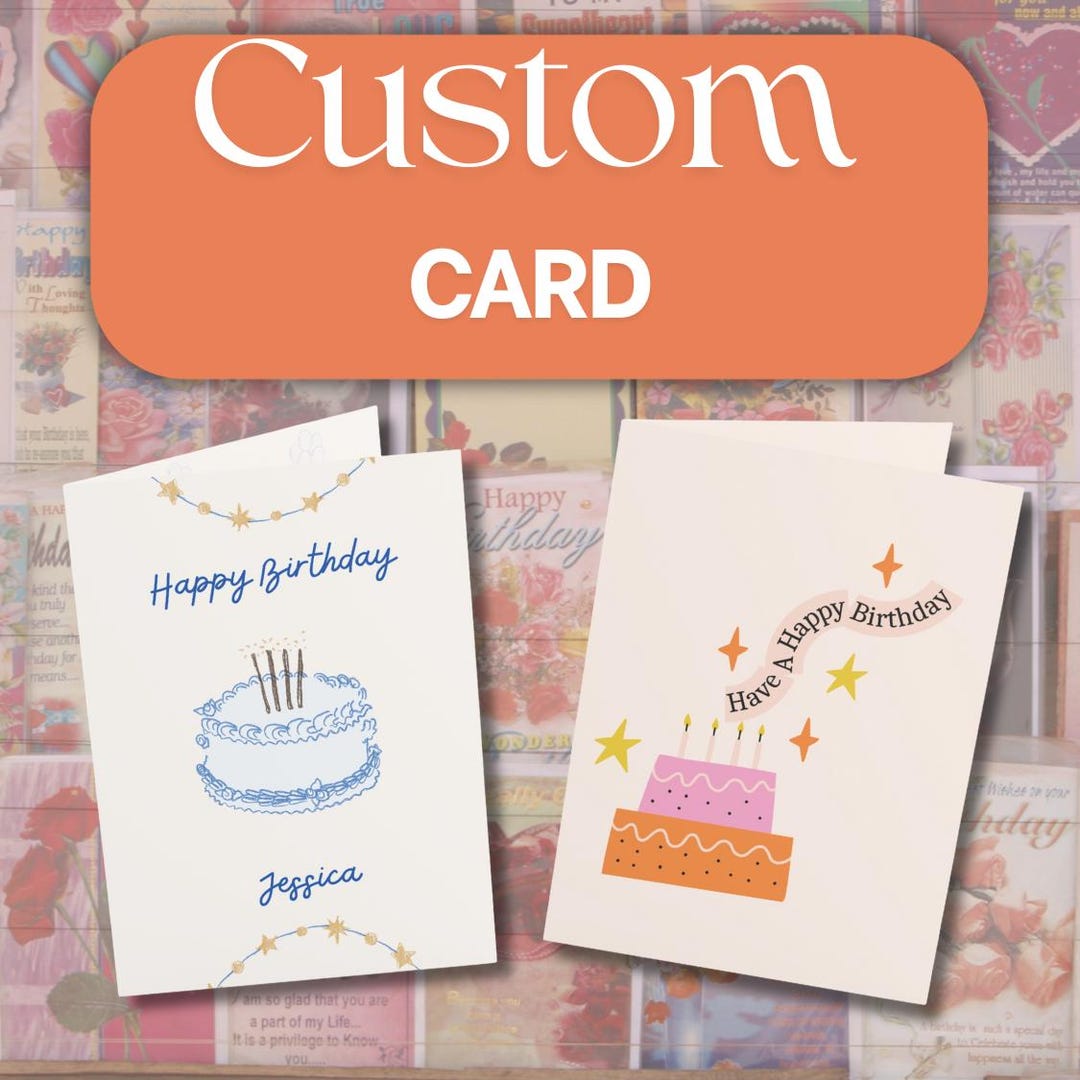 Custom Greeting Cards – Personalized Stationery Set, Handmade Occasion ...