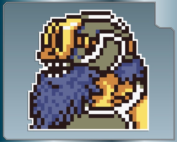 CID Sprite Mugshot No. 1 From Final Fantasy IV 8 Bit Vinyl | Etsy