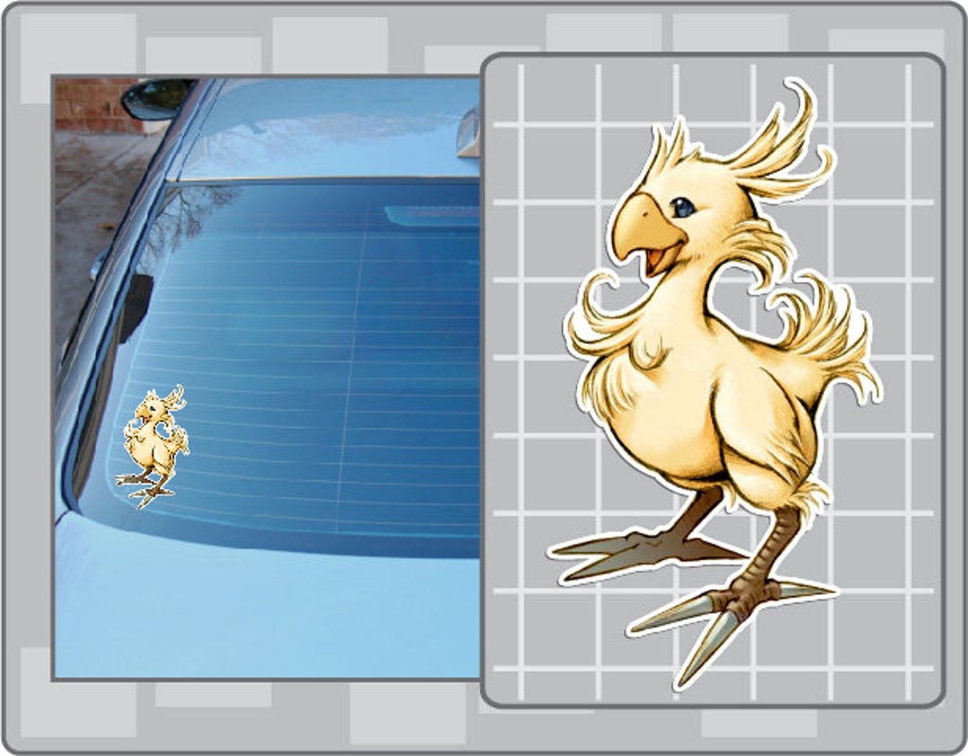 CHOCOBO From Final Fantasy Vinyl Decal No. 3 FF Sticker - Etsy