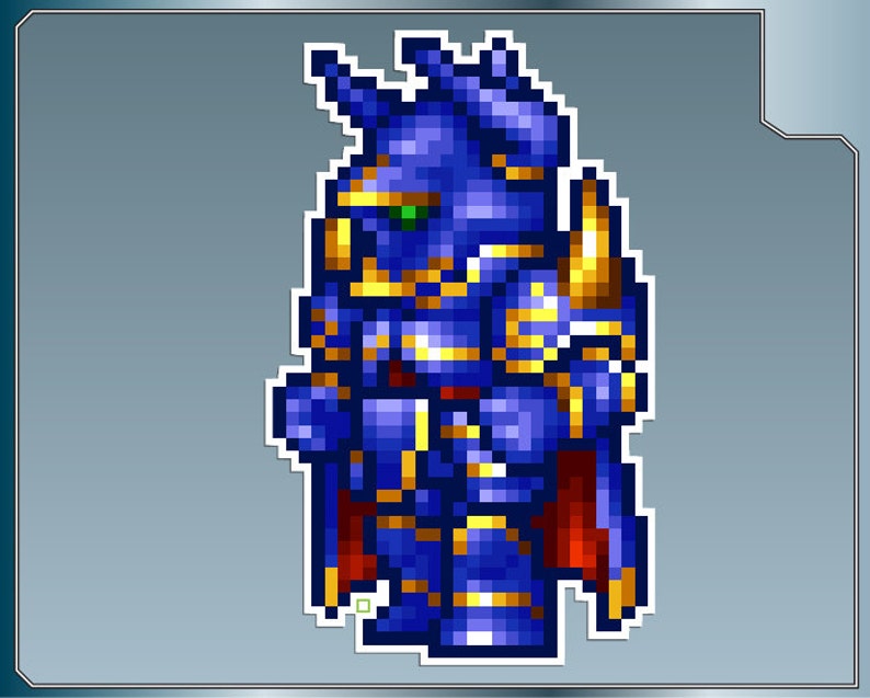 GOLBEZ Sprite No. 2 From Final Fantasy IV 8 Bit Vinyl Decal Classic NES ...
