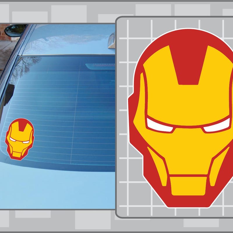 Iron Man Decal - Etsy