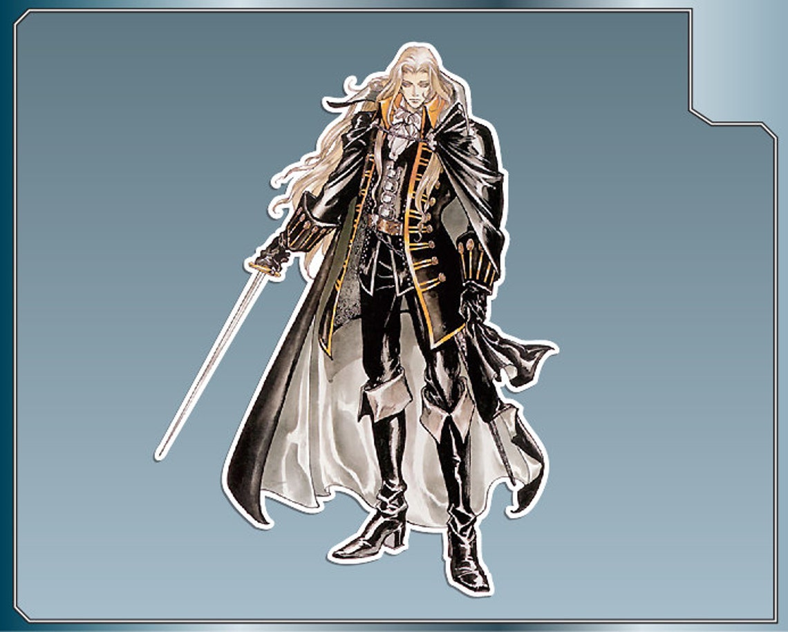 ALUCARD Vinyl Decal No. 1 From Castlevania Symphony of the - Etsy