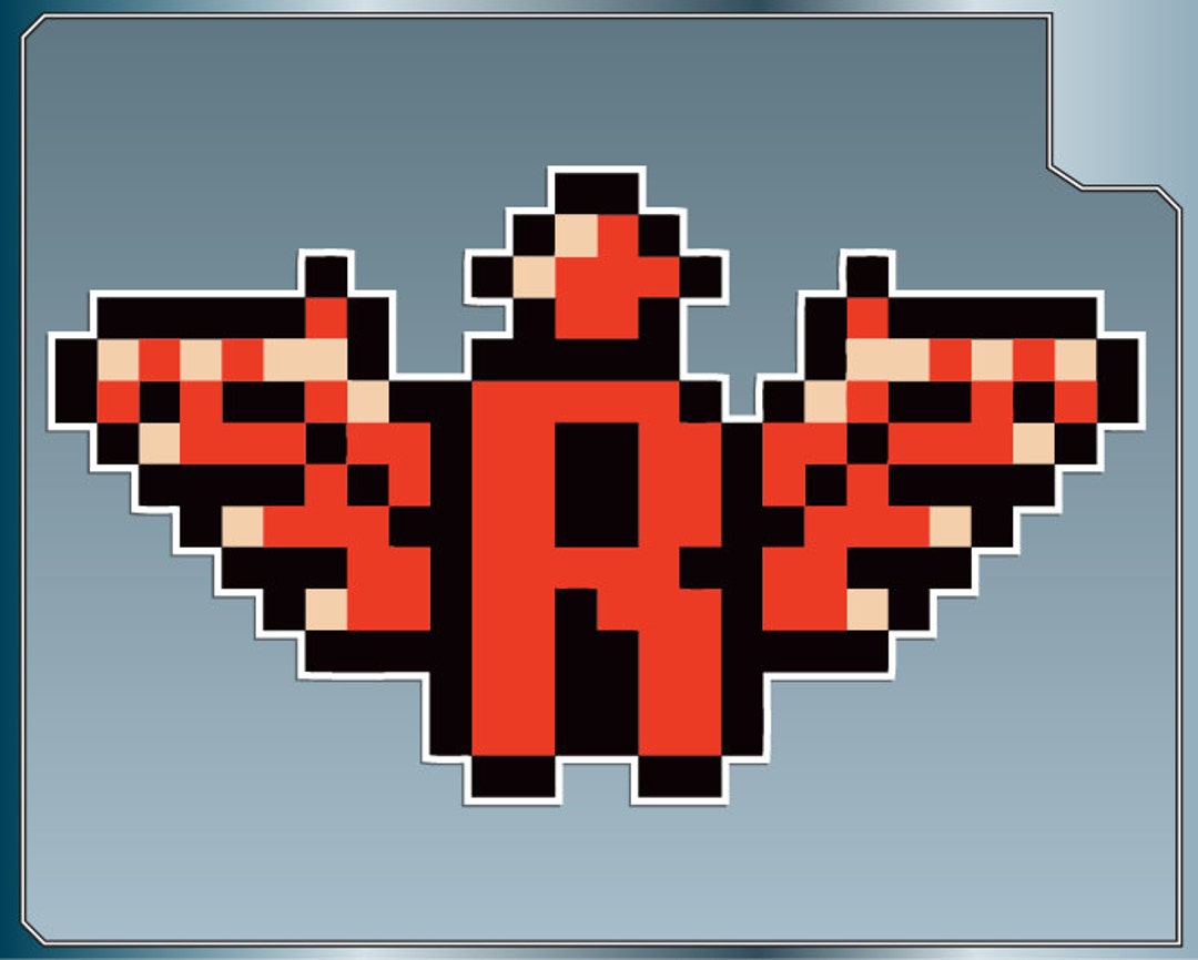 RAPID FIRE Falcon Sprite Vinyl Decal From Contra Sticker for Just About ...