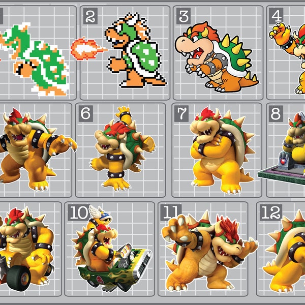 Bowser Logo - Etsy
