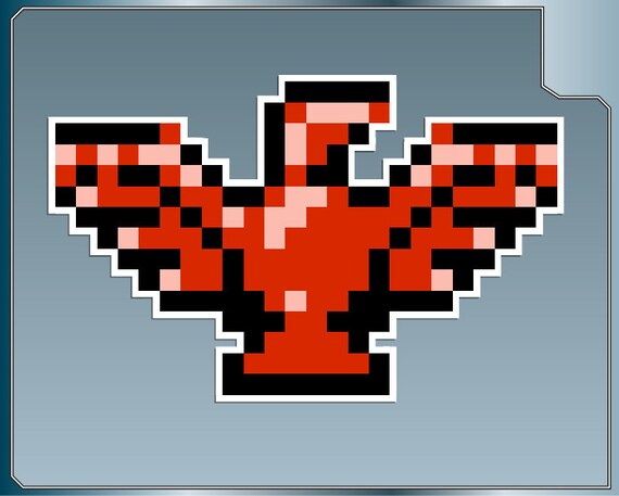 MASS DESTRUCTION Falcon Sprite vinyl decal from Contra Sticker | Etsy