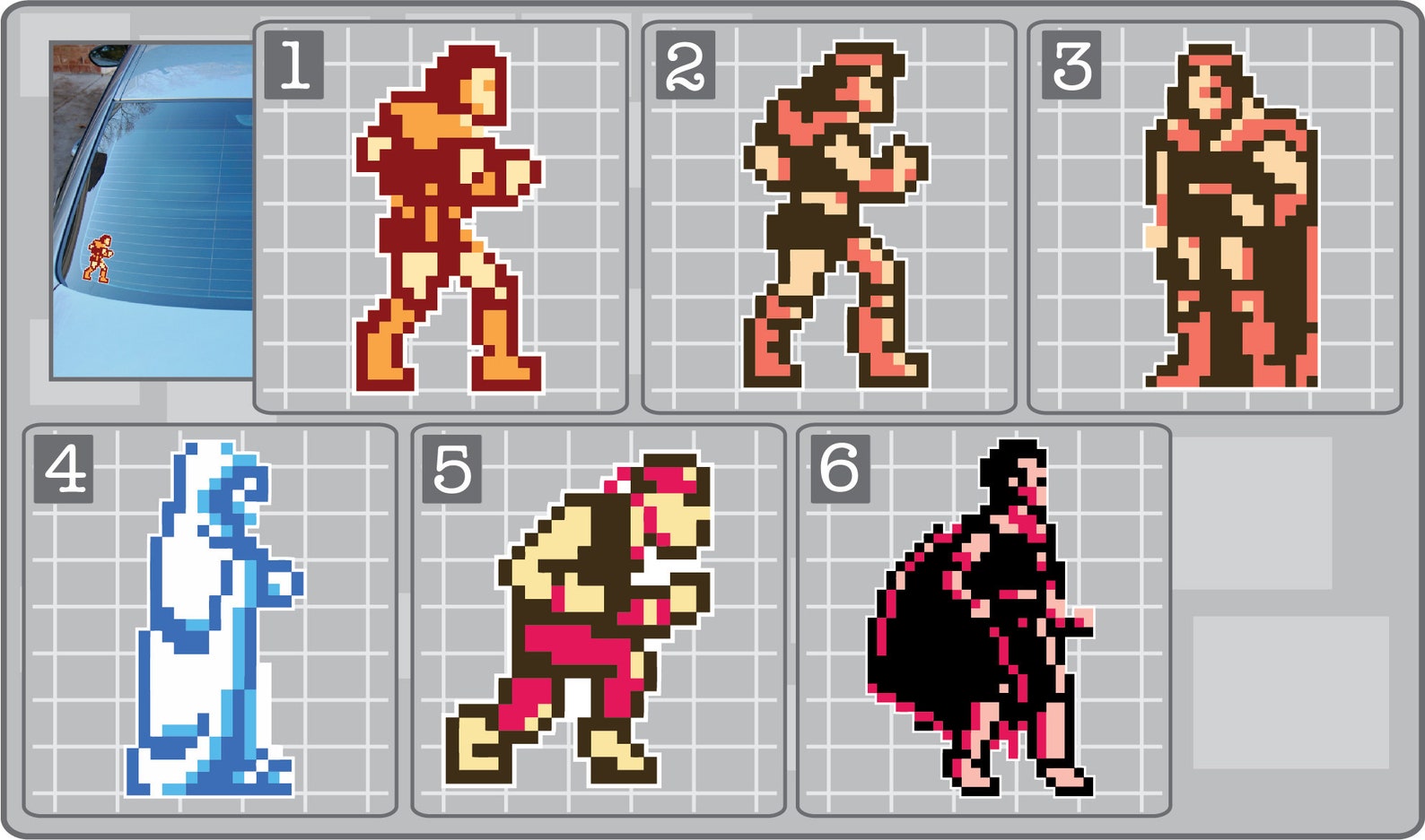 CASTLEVANIA Heroes Sprite Vinyl Decals From Castlevania Car - Etsy