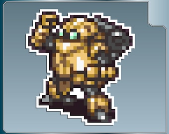 MAGUS Sprite No. 2 From Chrono Trigger 16 Bit Vinyl Decal - Etsy