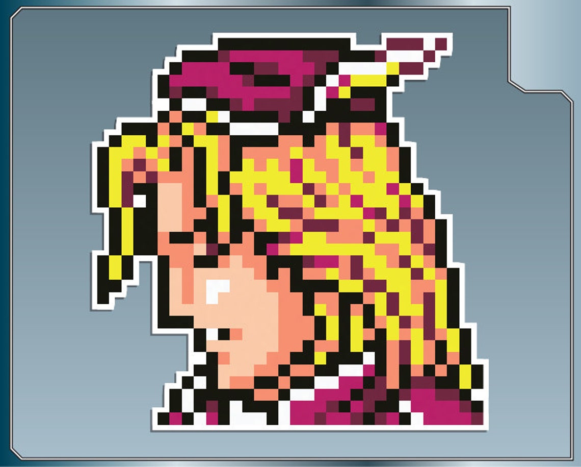 EDWARD Sprite Mugshot From Final Fantasy IV 8 Bit Vinyl Decal | Etsy ...