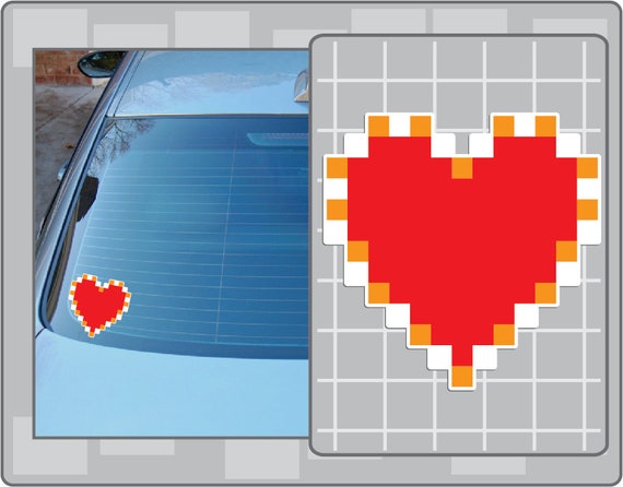 Original HEART CONTAINER Sprite From the Legend of Zelda 8bit | Etsy